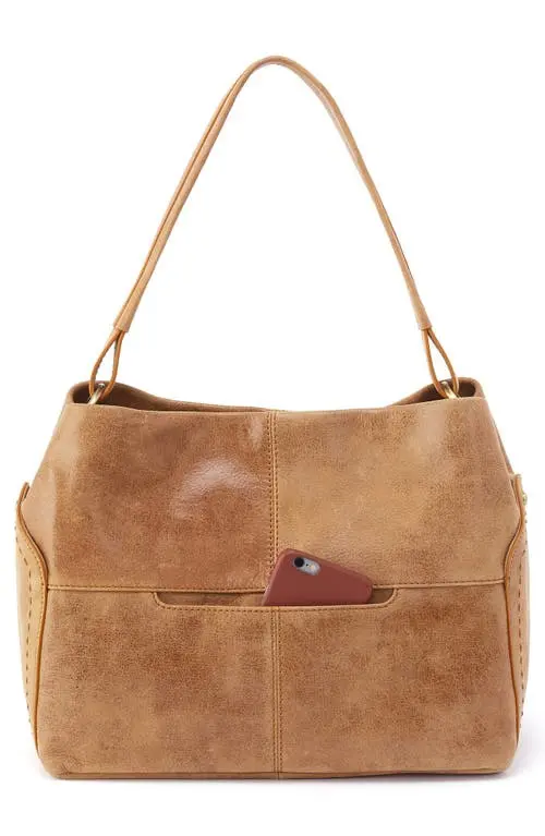 Hobo Seneca Leather Shoulder Bag - Whiskey
