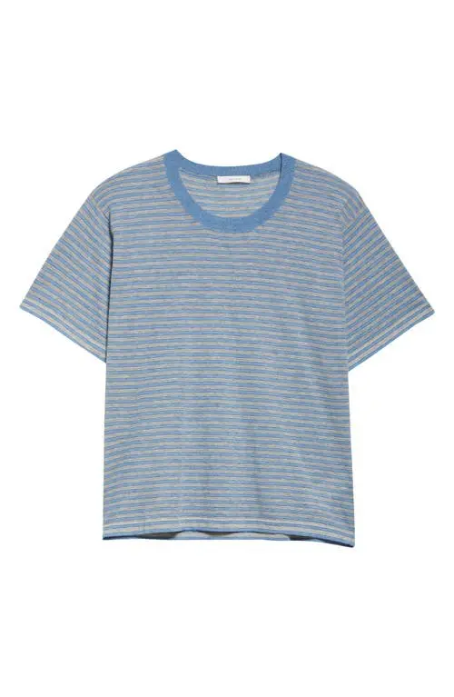 THE ROW Jansu Stripe Cashmere & Cotton T-shirt