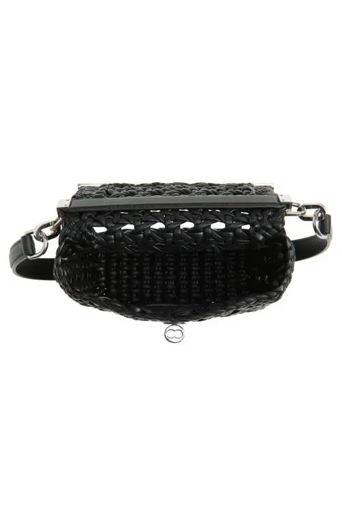 Dolce & Gabbana Marlene Woven Leather Shoulder Bag