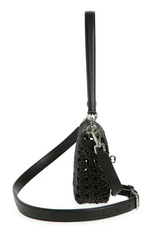 Dolce & Gabbana Marlene Woven Leather Shoulder Bag