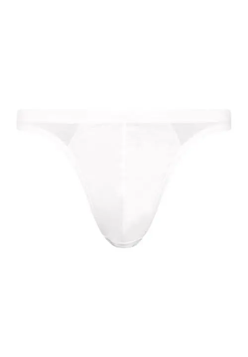 Hanro Cotton Sporty Cotton Bikini Brief - White
