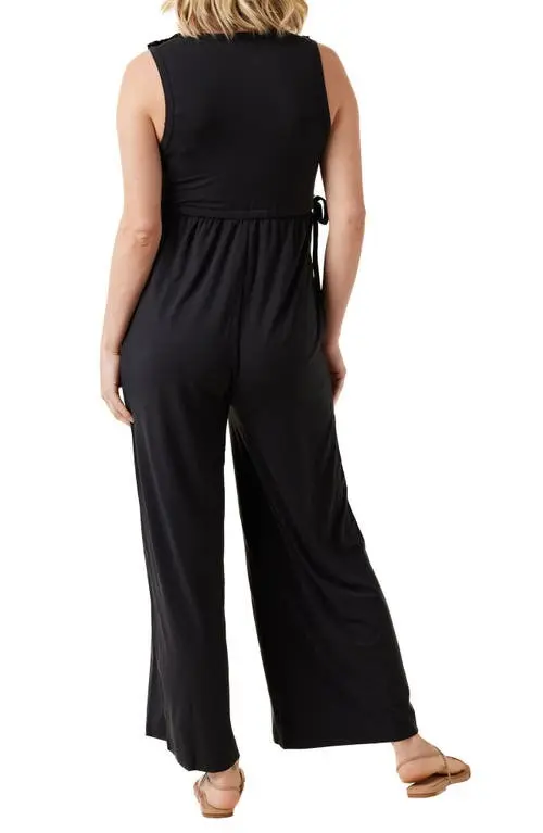 INGRID & ISABEL Wide Leg Maternity Jumpsuit