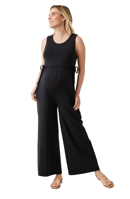 INGRID & ISABEL Wide Leg Maternity Jumpsuit