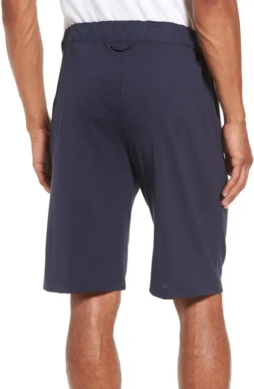 Hanro Night & Day Cotton Knit Shorts - Black Iris