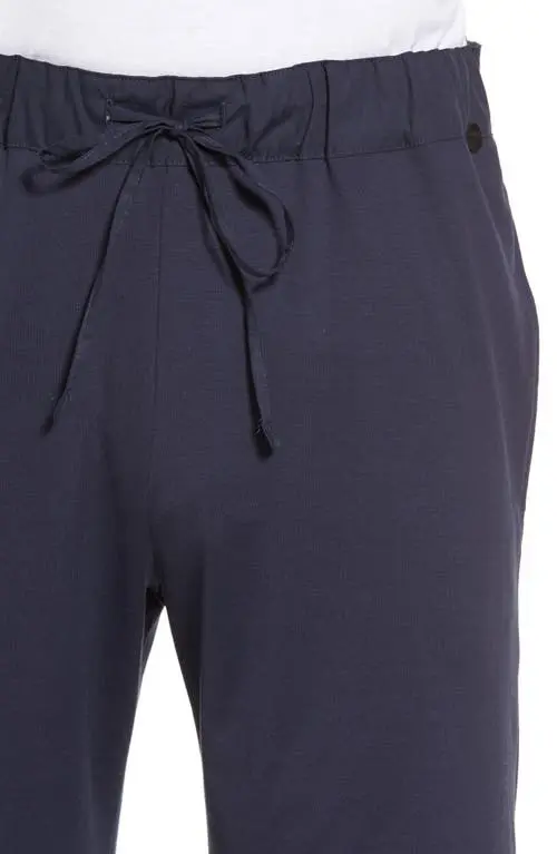 Hanro Night & Day Cotton Knit Shorts - Black Iris