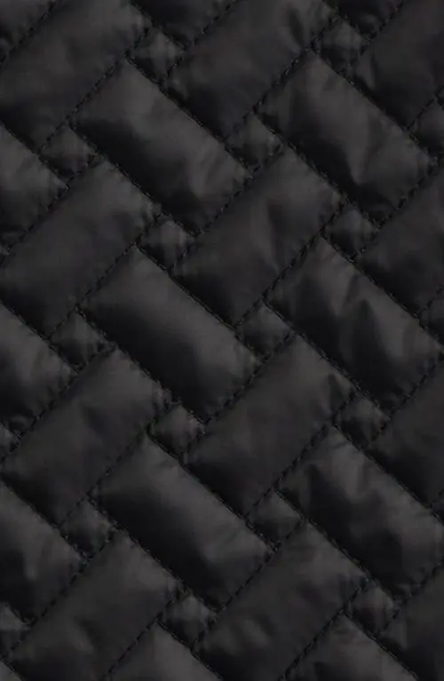 London Fog Water Resistant Quilted Jacket - Black