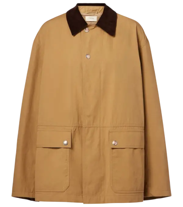 THE ROW Frank Cotton Gabardine Jacket - Neutrals