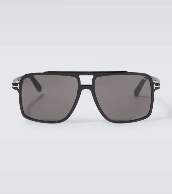 TOM FORD Kemp Aviator Sunglasses - Black