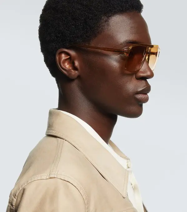 TOM FORD Kemp Aviator Sunglasses - Yellow