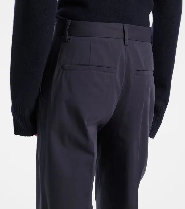 TOTEME High-rise Straight Leg Pants - Blue