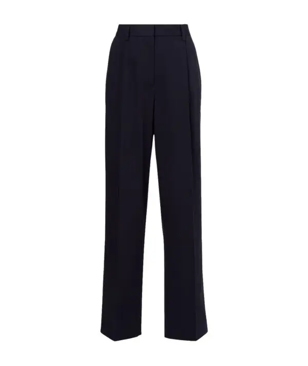 TOTEME High-rise Straight Leg Pants - Blue