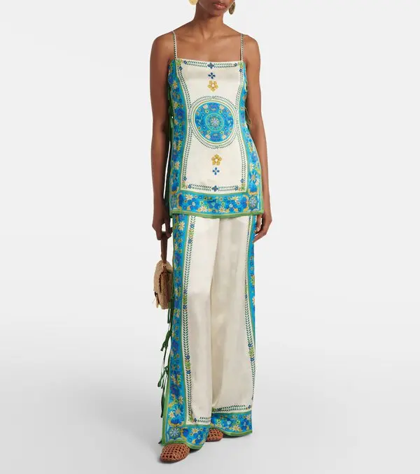 ALEMAIS Alémais Vivianna Printed Camisole