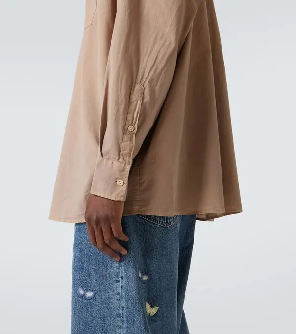 Our Legacy Borrowed Cotton Voile Shirt - Beige