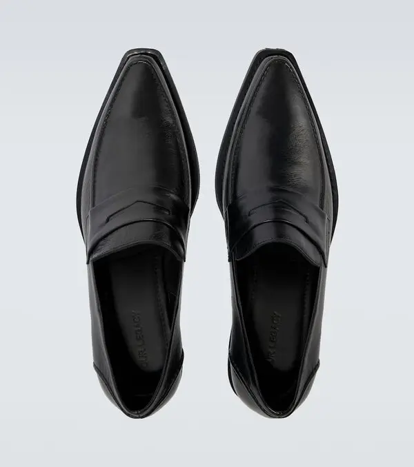 Our Legacy Cypher Leather Penny Loafers - Black | Editorialist