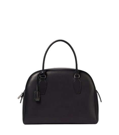 THE ROW India Medium Leather Tote Bag - Black