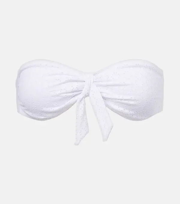 Melissa Odabash India Bandeau Bikini Top - White
