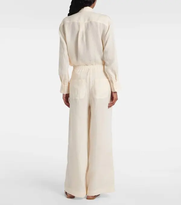ERES - Eres Select Wide-Leg Linen Pants