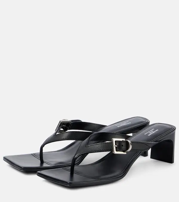 Balenciaga Bel Air 50 Leather Sandals
