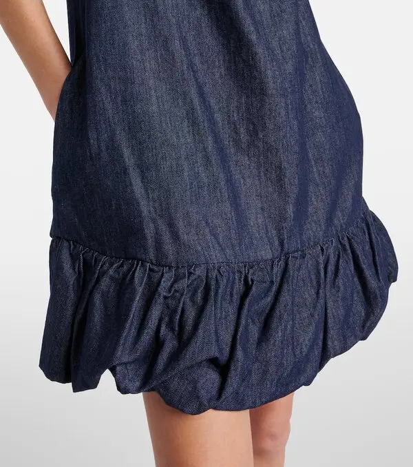 Dries Van Noten Denim Mini Dress