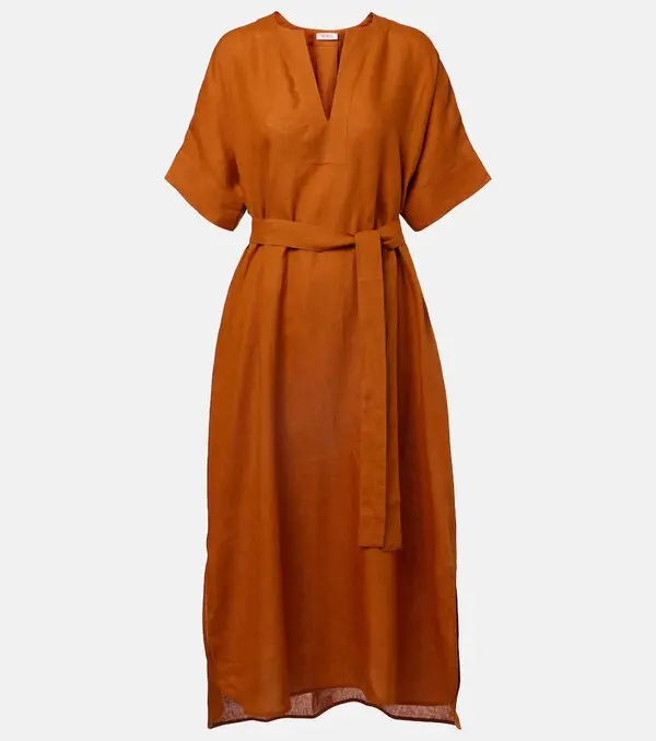 ERES Bibi Linen Kaftan - Brown