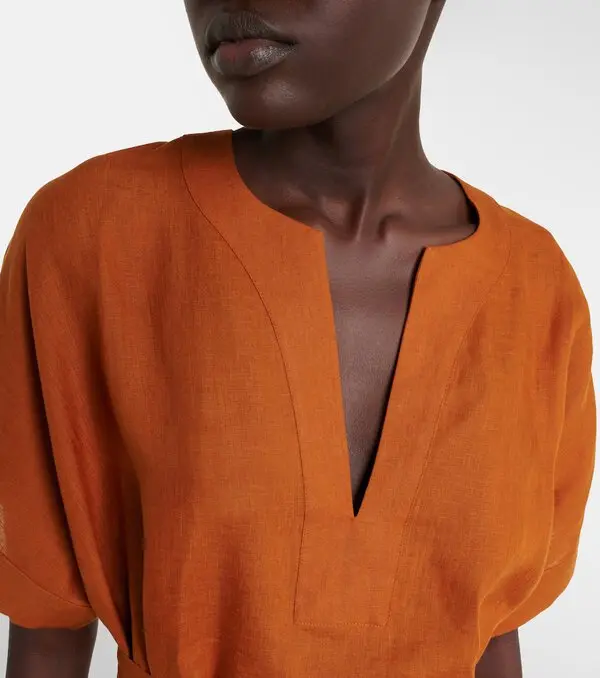 ERES Bibi Linen Kaftan - Brown