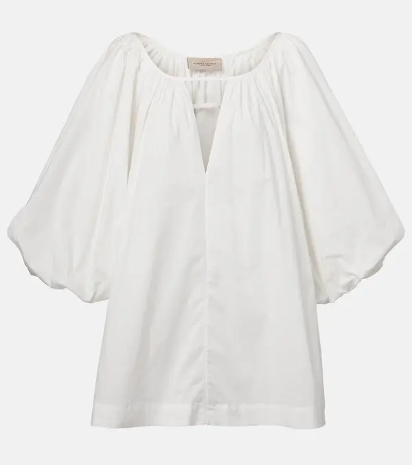 ADRIANA DEGREAS Cotton Mini Dress - White