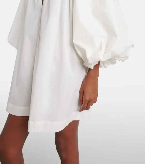 ADRIANA DEGREAS Cotton Minidress - White