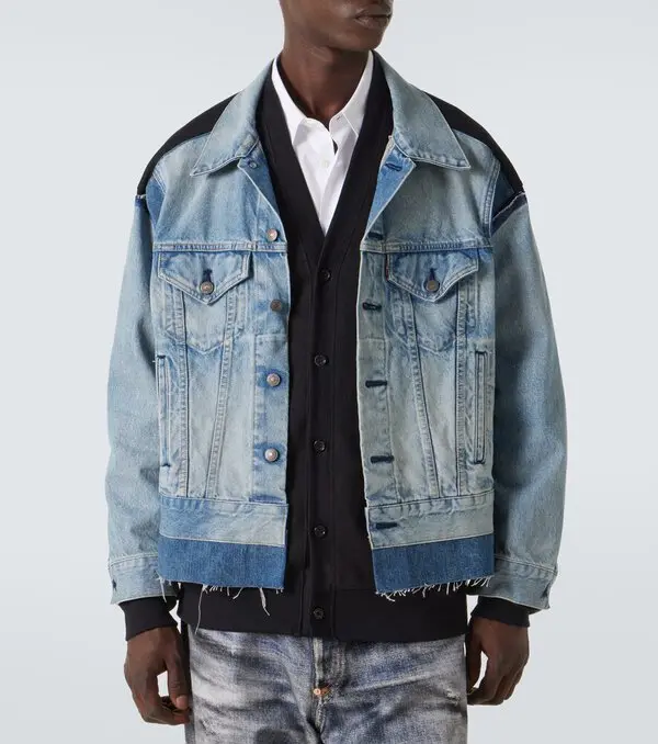 Junya Watanabe X Levi's® Jersey And Denim Jacket