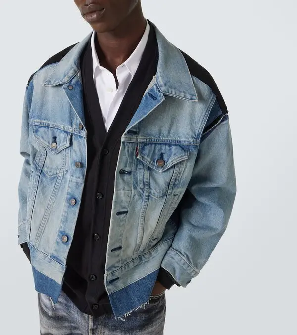 Junya Watanabe X Levi's® Jersey And Denim Jacket