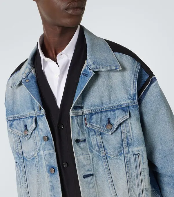 Junya Watanabe X Levi's® Jersey And Denim Jacket