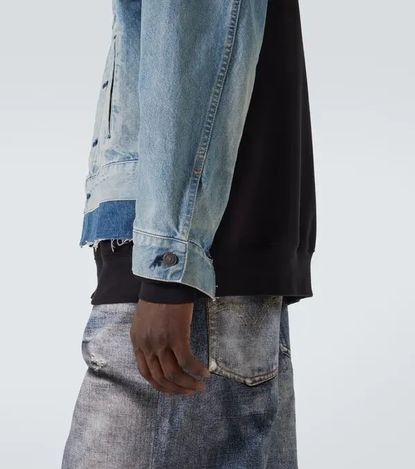 Junya Watanabe X Levi's® Jersey And Denim Jacket