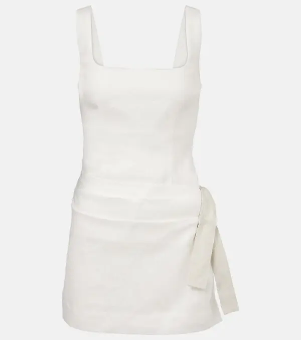 SIR. Jessamine Tie Linen Minidress