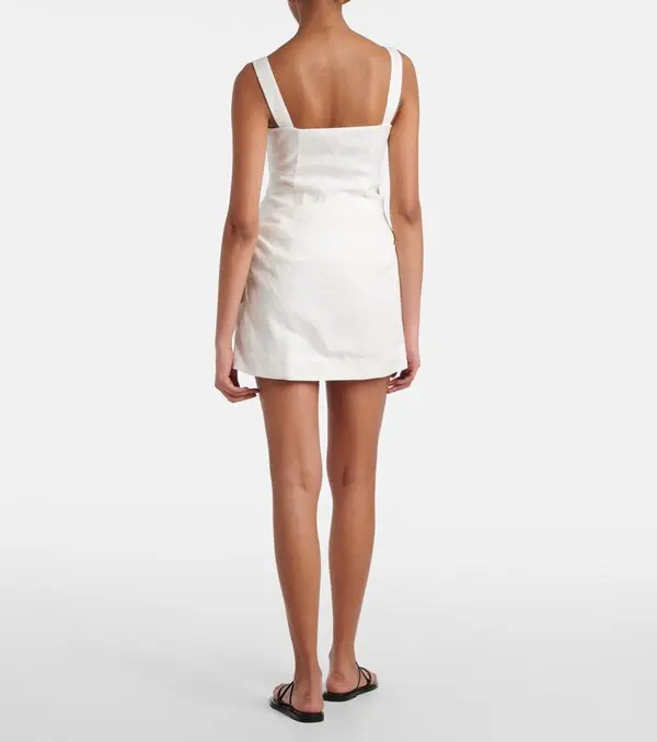 SIR. Jessamine Tie Linen Minidress