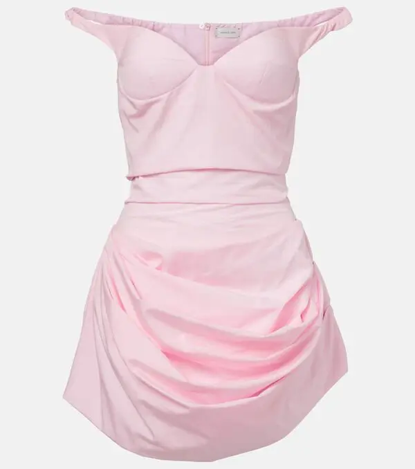 Magda Butrym Cotton Minidress - Pink