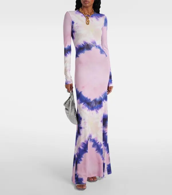 Rabanne Dyed Maxi Dress - Pink