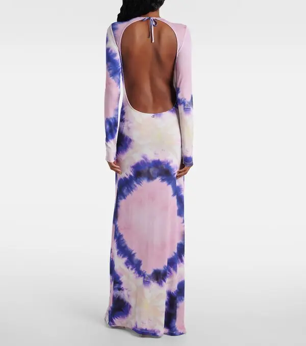 Rabanne Dyed Maxi Dress - Pink
