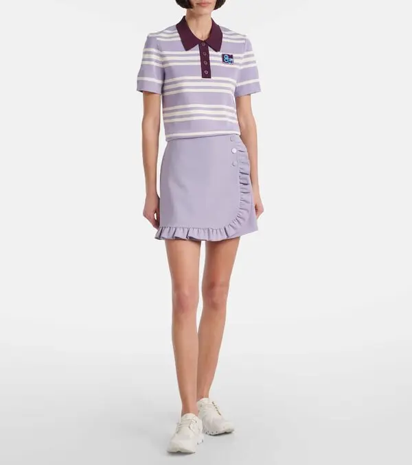 Tory Burch Striped Polo Shirt