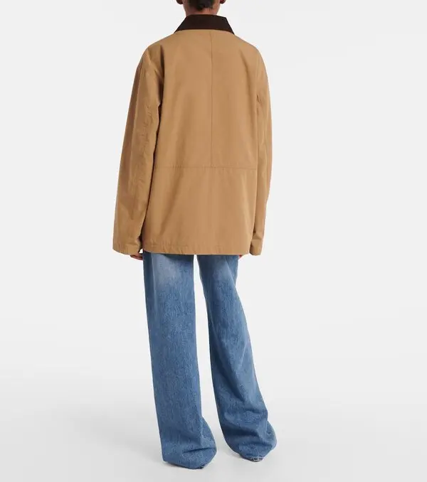 THE ROW Frank Cotton Gabardine Jacket