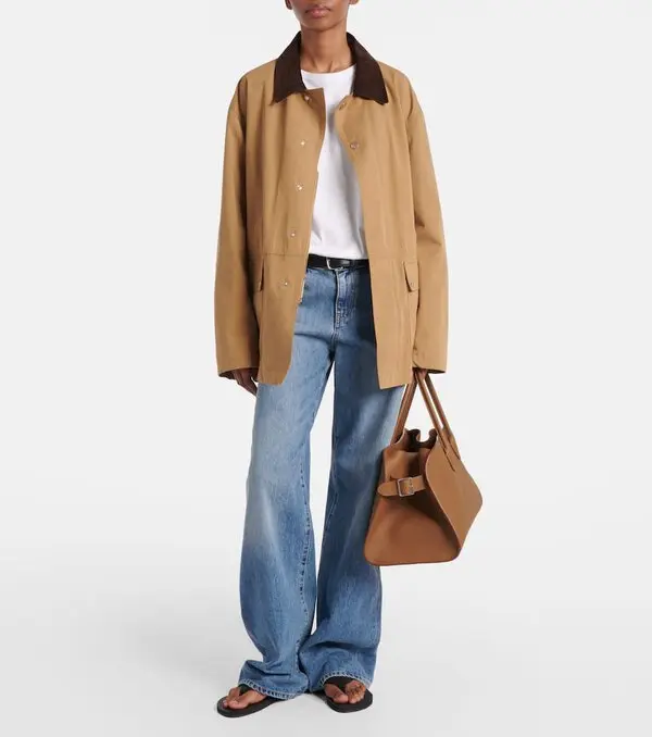 THE ROW Frank Cotton Gabardine Jacket
