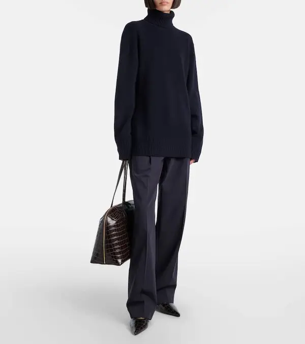 TOTEME High-rise Straight Pants