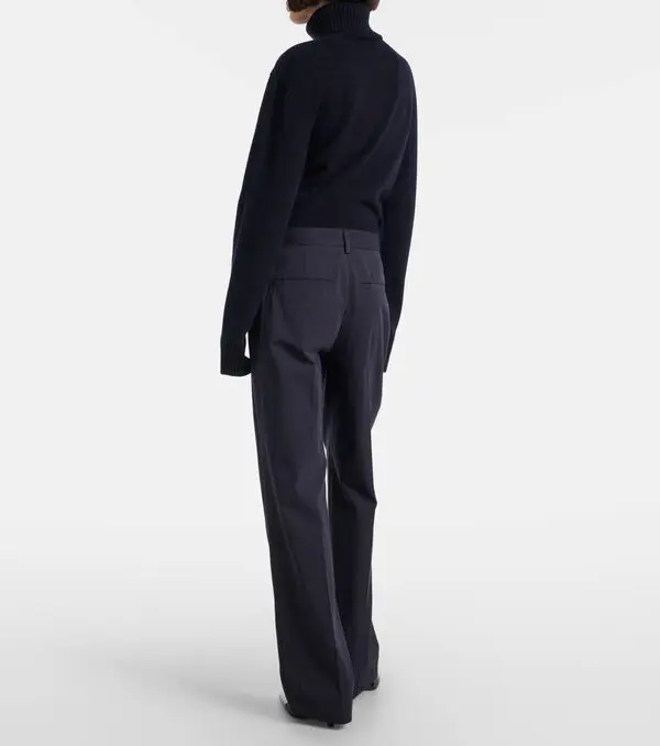 TOTEME High-rise Straight Pants
