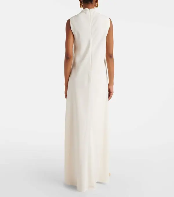 Staud Araya Crepe Maxi Dress