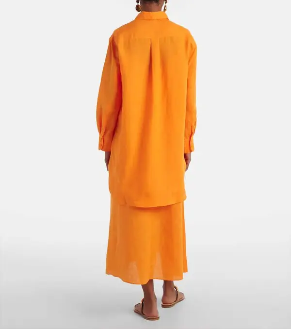 ERES Mignonette Linen Shirt - Orange