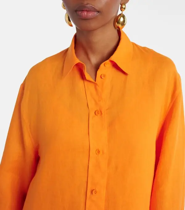 ERES Mignonette Linen Shirt - Orange