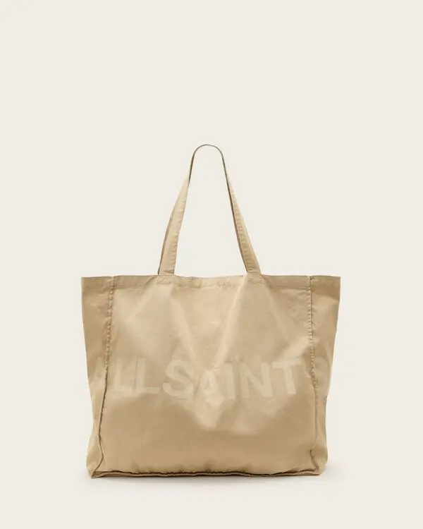ALLSAINTS Biggy Large Tote - Light Khaki