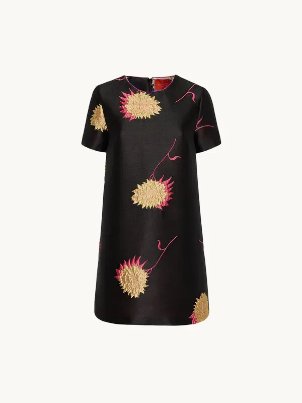 La DoubleJ Mini Swing Dress - Derby Jacquard