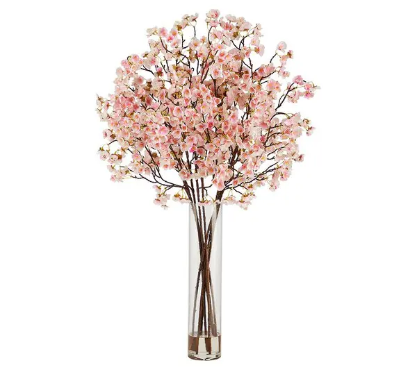 NEARLY NATURAL 32' Artificial Cherry Blossom Ar Rangement