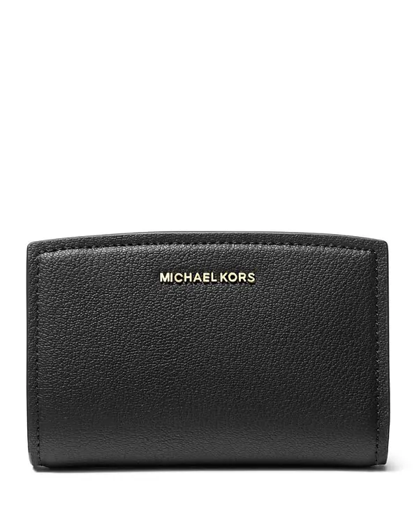 Michael Kors Michael Bryant Medium Zip Around Wallet - Black