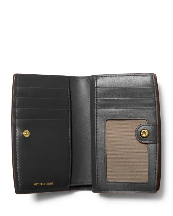 Michael Kors Michael Bryant Medium Zip Around Wallet - Black