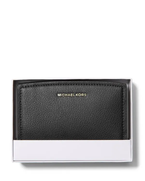 Michael Kors Michael Bryant Medium Zip Around Wallet - Black